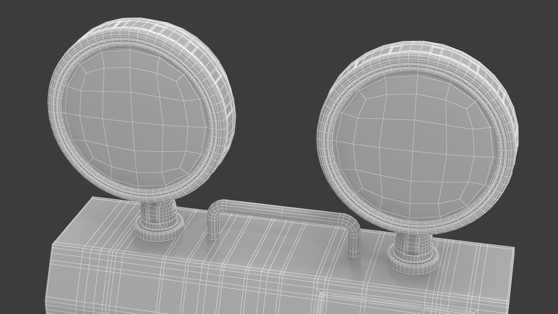 Rechargeable Twin LED Emergency Lamp 3D Model 3D model - TurboSquid 1758024