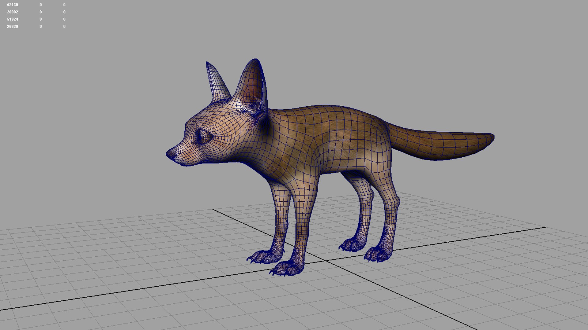 3D fennec fox - TurboSquid 1749191