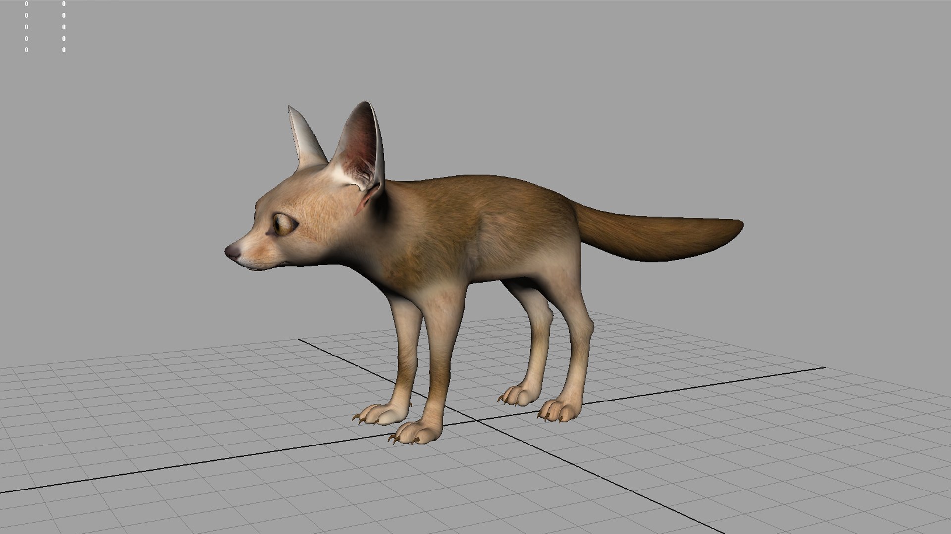 3D fennec fox - TurboSquid 1749191