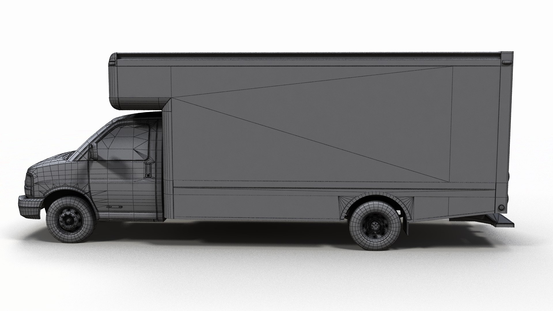 3D Chevrolet Express 3500 Box Van - TurboSquid 2211273