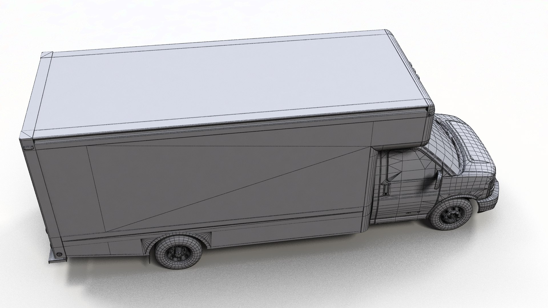 3D Chevrolet Express 3500 Box Van - TurboSquid 2211273