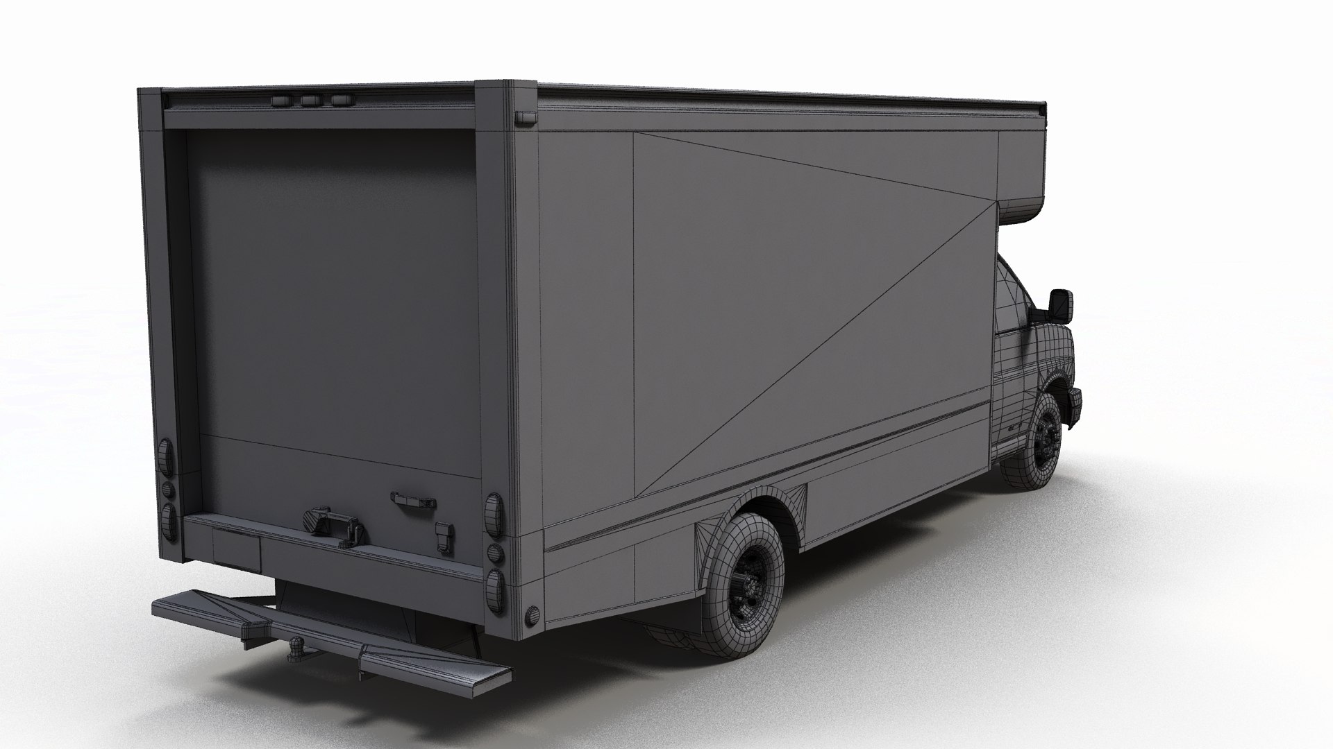 3D Chevrolet Express 3500 Box Van - TurboSquid 2211273
