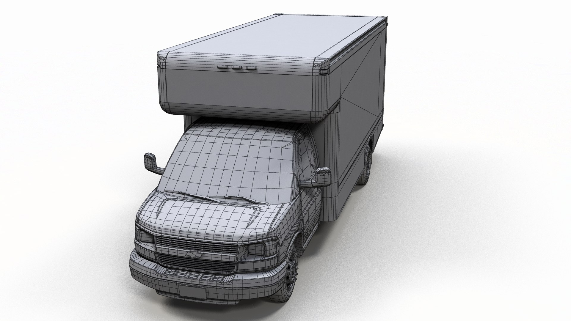 3D Chevrolet Express 3500 Box Van - TurboSquid 2211273