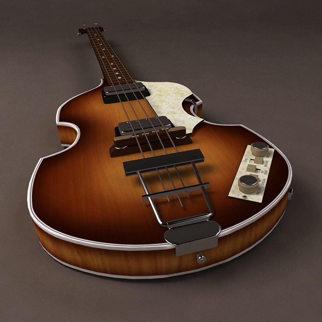 3d Model Hofner Bass