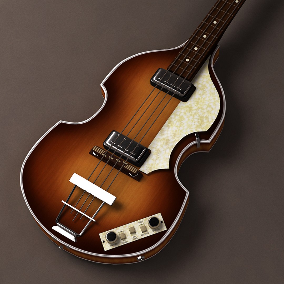 3d Model Hofner Bass