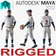 Baseball Player Rigged Generic 3D - TurboSquid 1159992