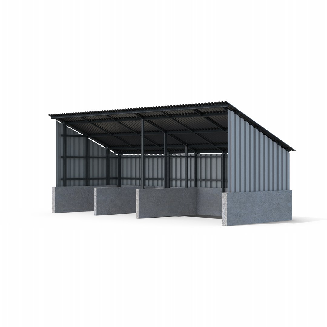 3D Farm Silage Clamp - TurboSquid 2299734