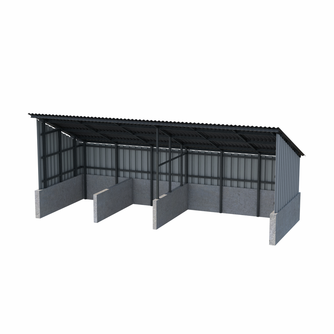 3D Farm Silage Clamp - TurboSquid 2299734