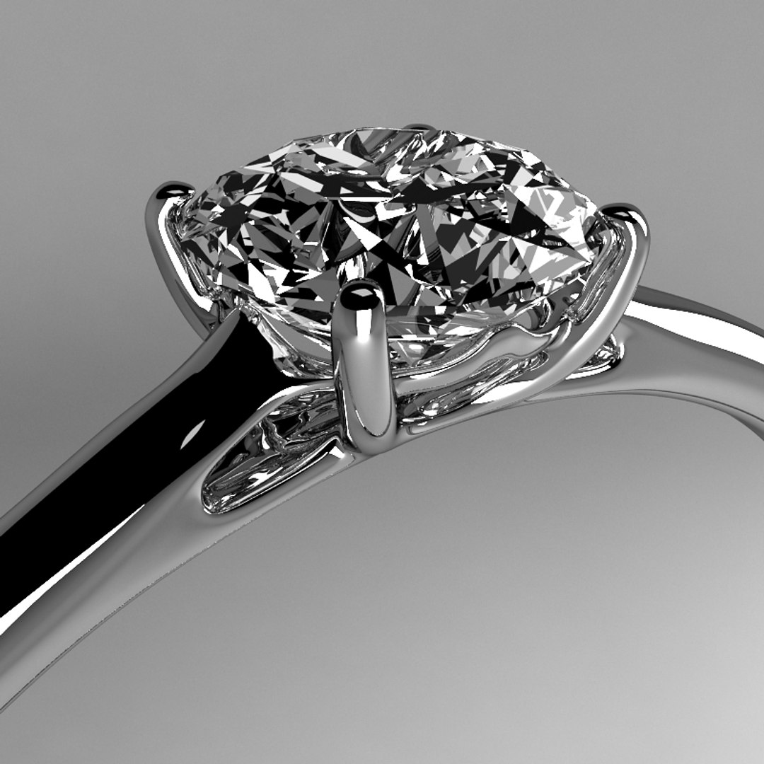 Diamond Ring 3d Model