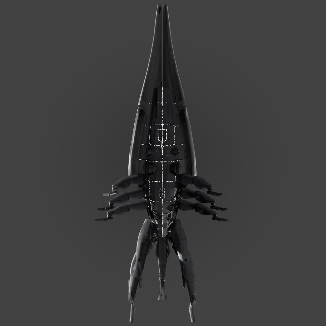 Mass Effect Reaper 3d Model Game Ready Rigged Low Poly 3d Model 3d Model Turbosquid 1953976