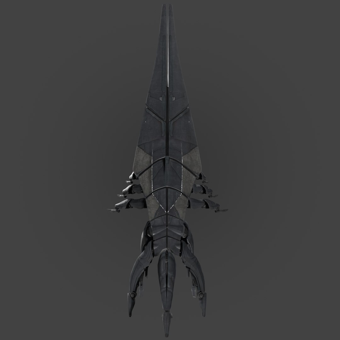 Mass Effect Reaper 3D Model Game-ready Rigged Low-poly 3D Model 3D ...