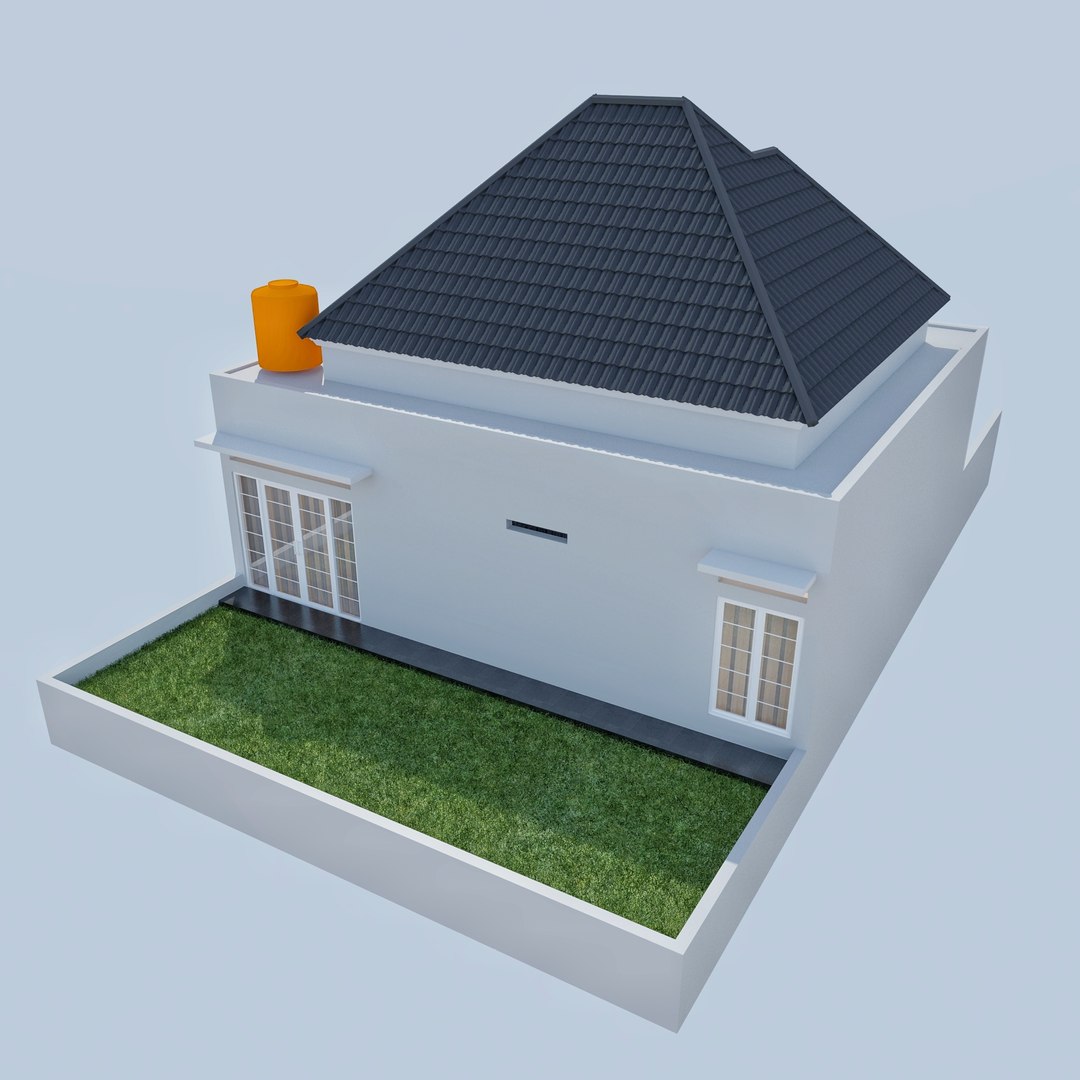 3D Realistic House 001 Model - TurboSquid 2196369