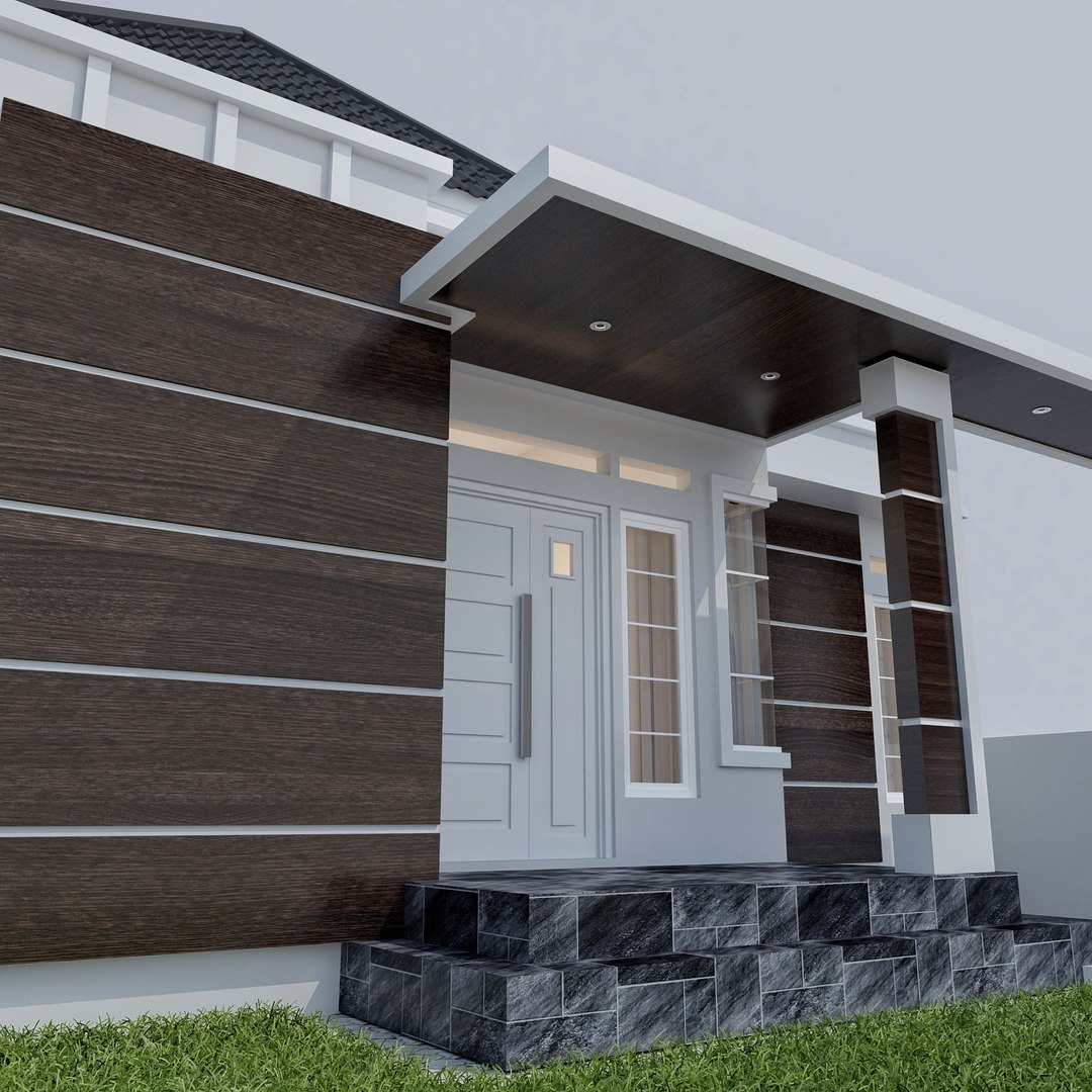 3D Realistic House 001 Model - TurboSquid 2196369