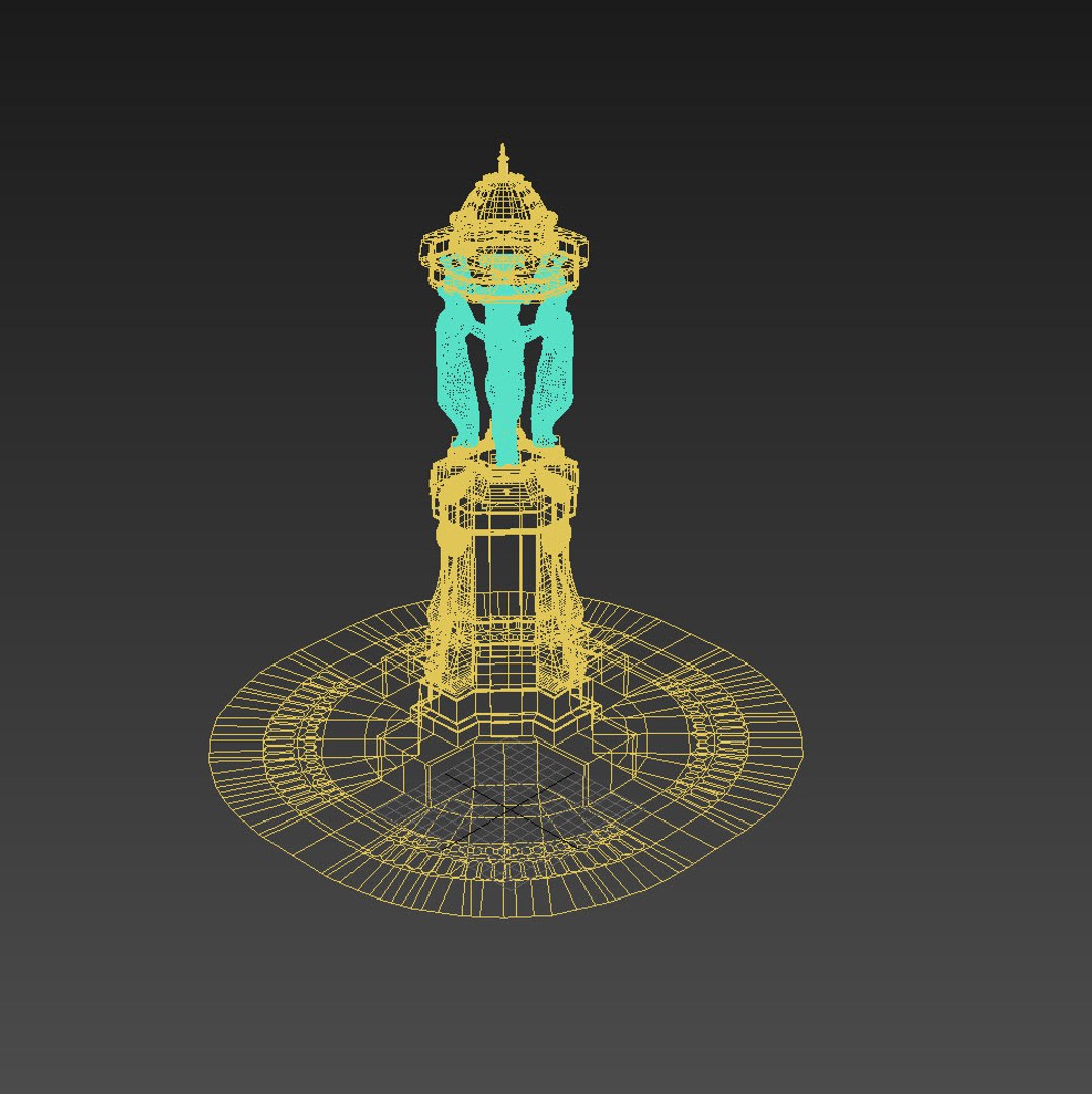 Fountain Model - TurboSquid 1486547
