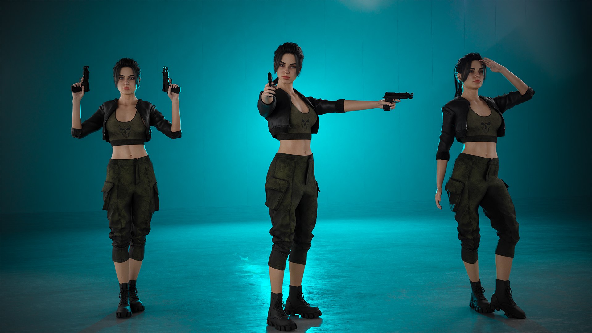 Female Character 3D Model - TurboSquid 2365132