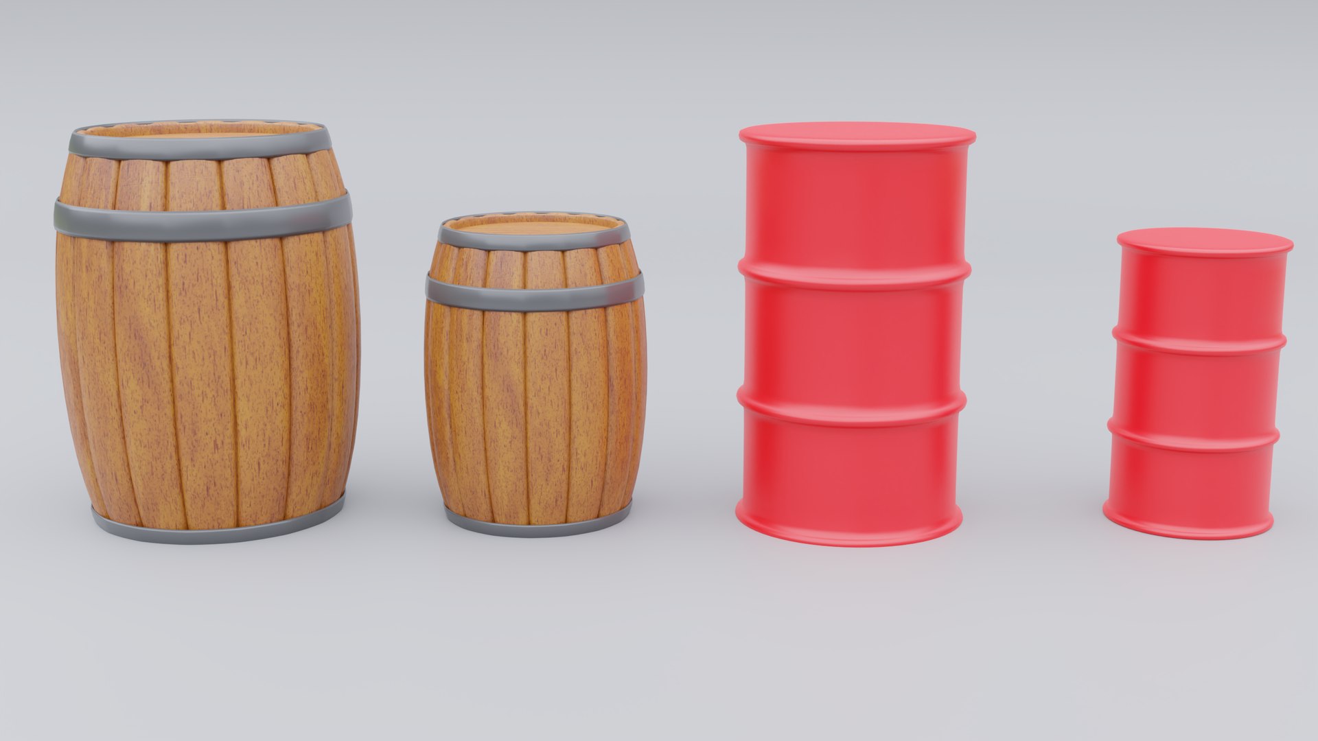 Barrels 3D Model - TurboSquid 2041773