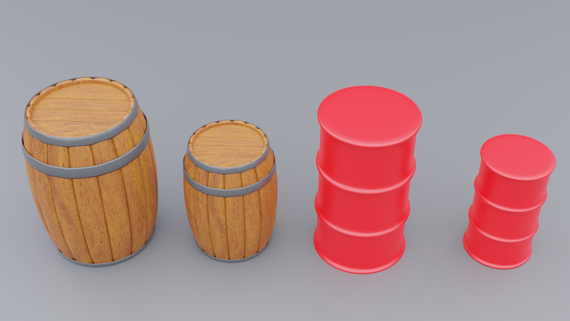 Barrels 3D Model - TurboSquid 2041773