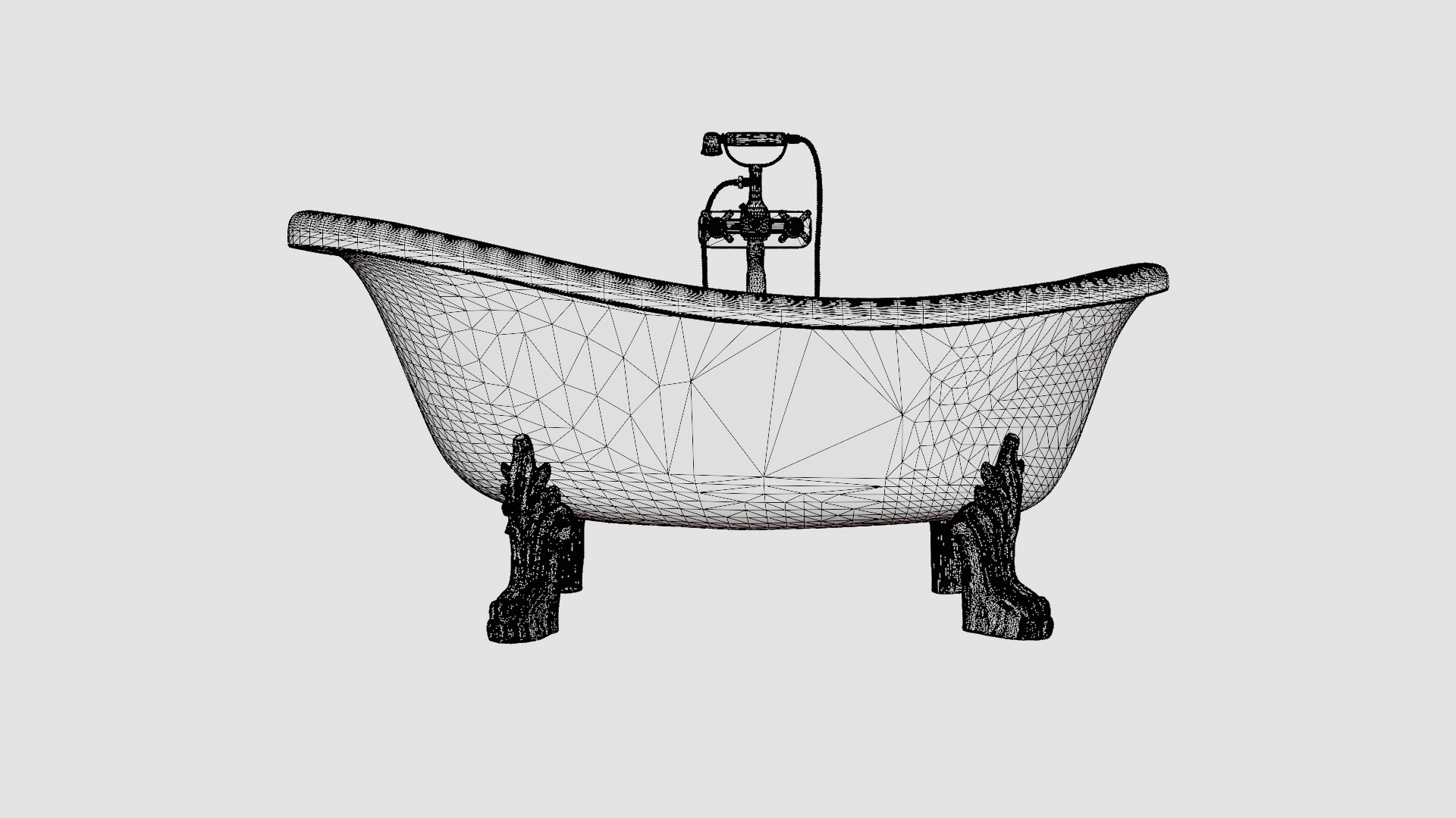 Bath Tub 3D Model - TurboSquid 2315580