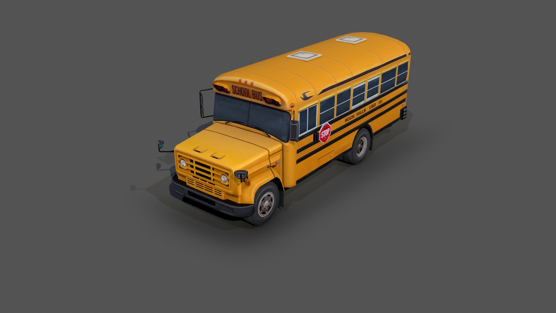 Blue Bird School Bus 3D Model - TurboSquid 1567444