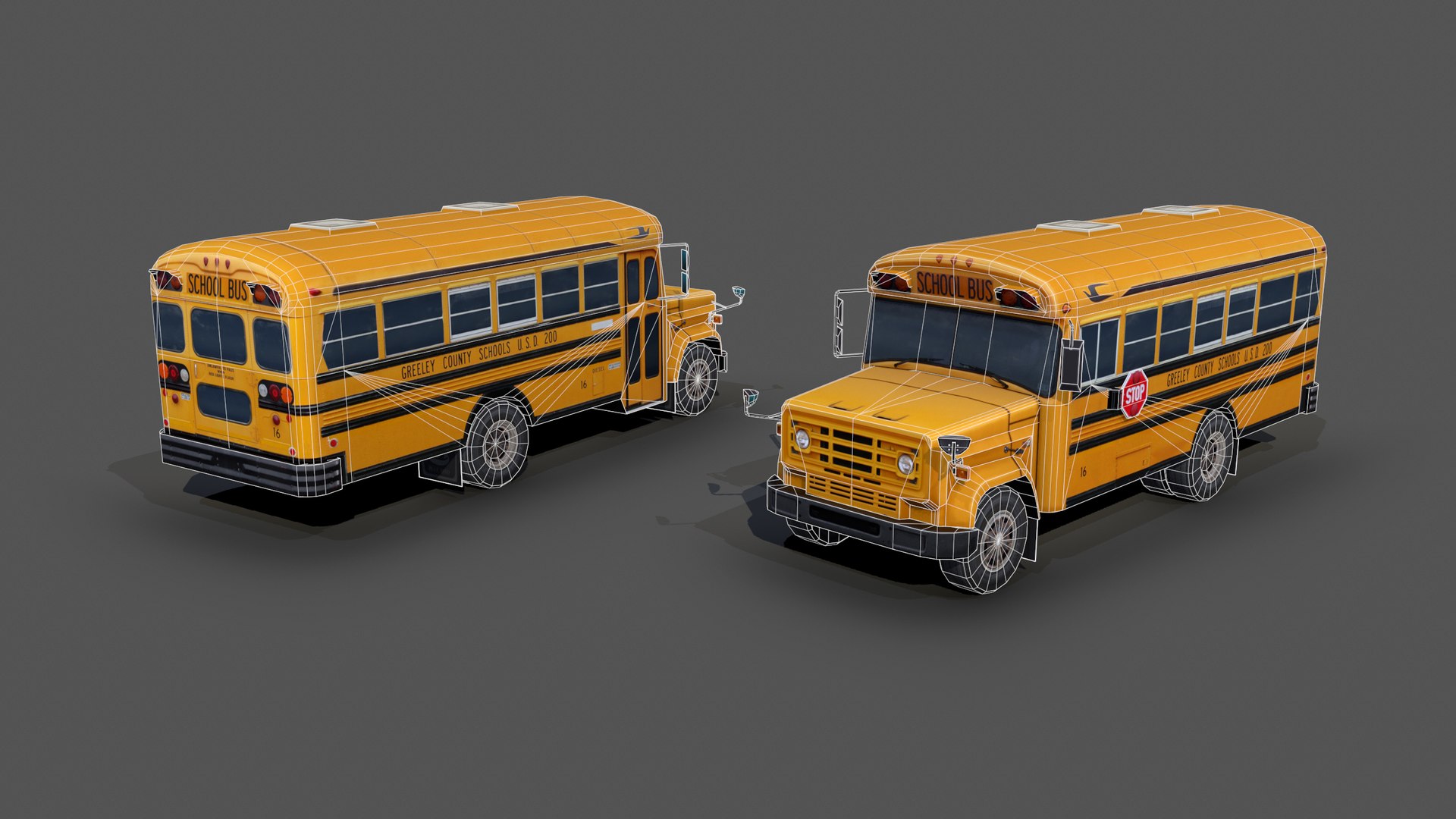Blue Bird School Bus 3D Model - TurboSquid 1567444