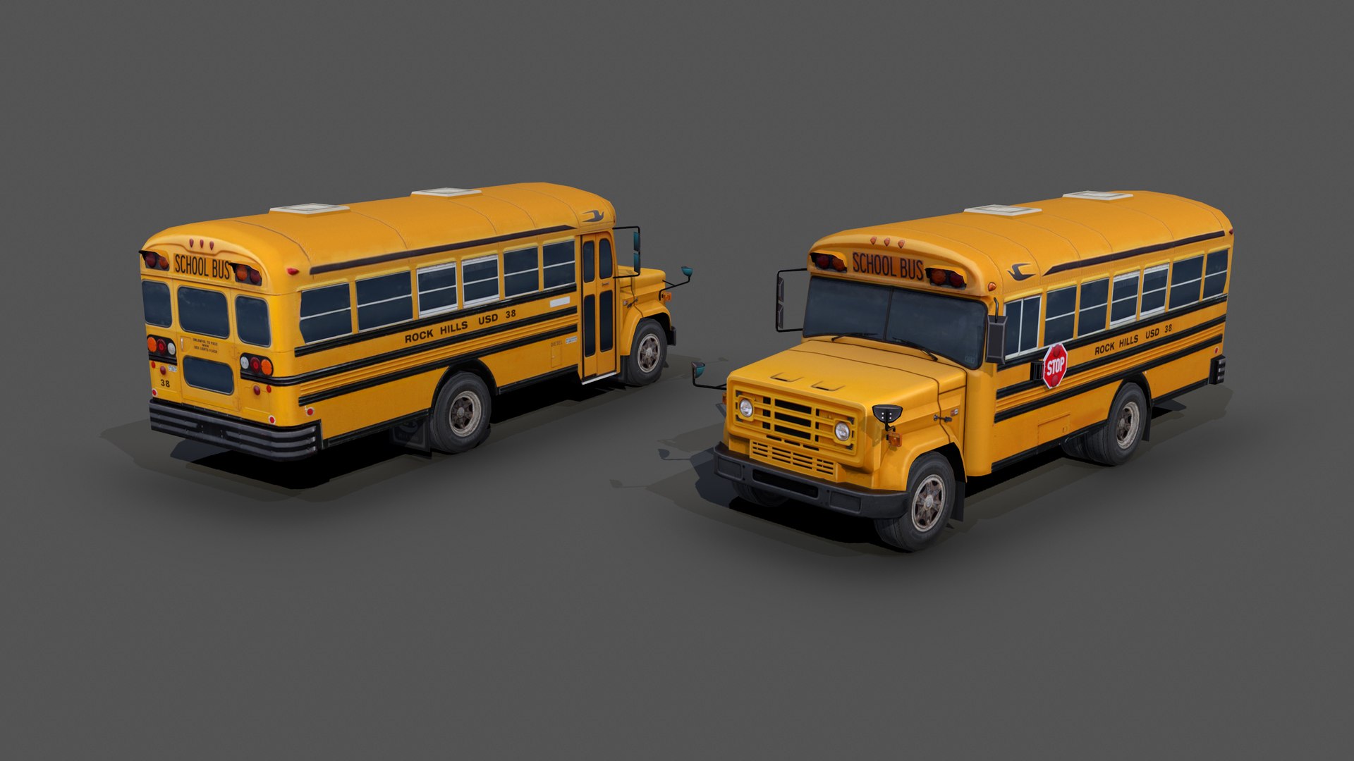 Blue Bird School Bus 3D Model - TurboSquid 1567444