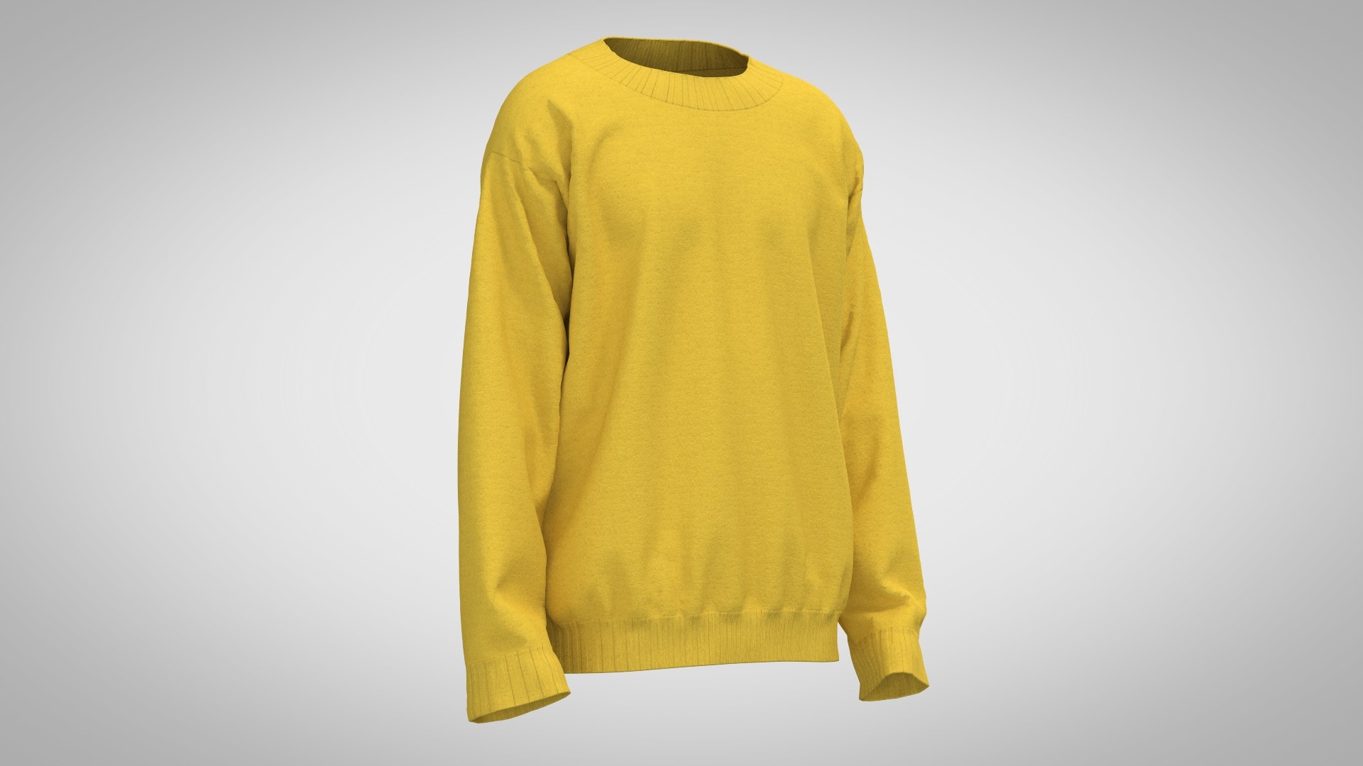 3D Oversized Sweater Model - TurboSquid 2133201