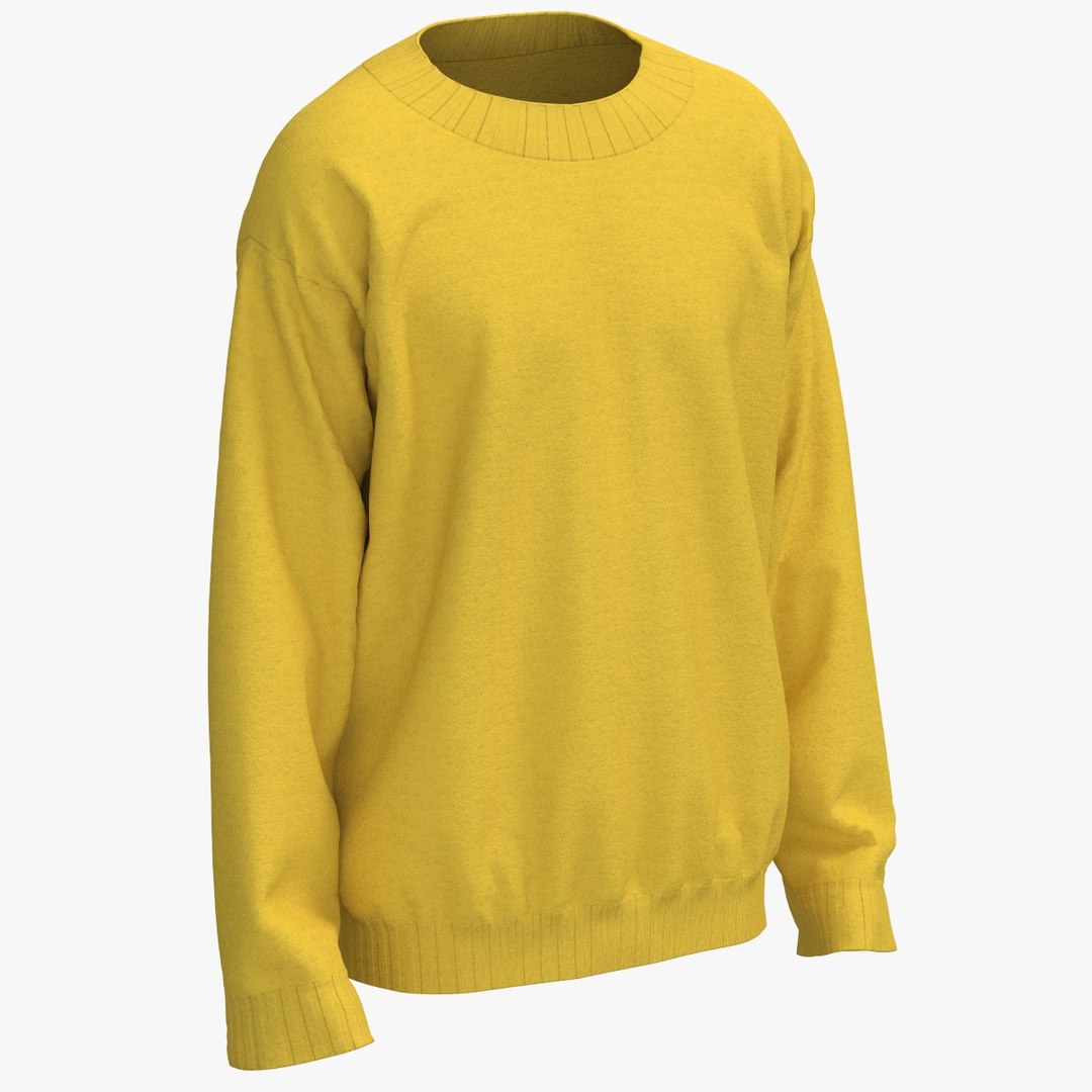 3D Oversized Sweater Model - TurboSquid 2133201