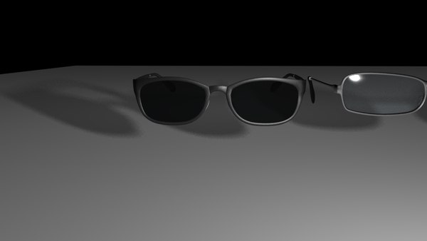 3d reading glasses model