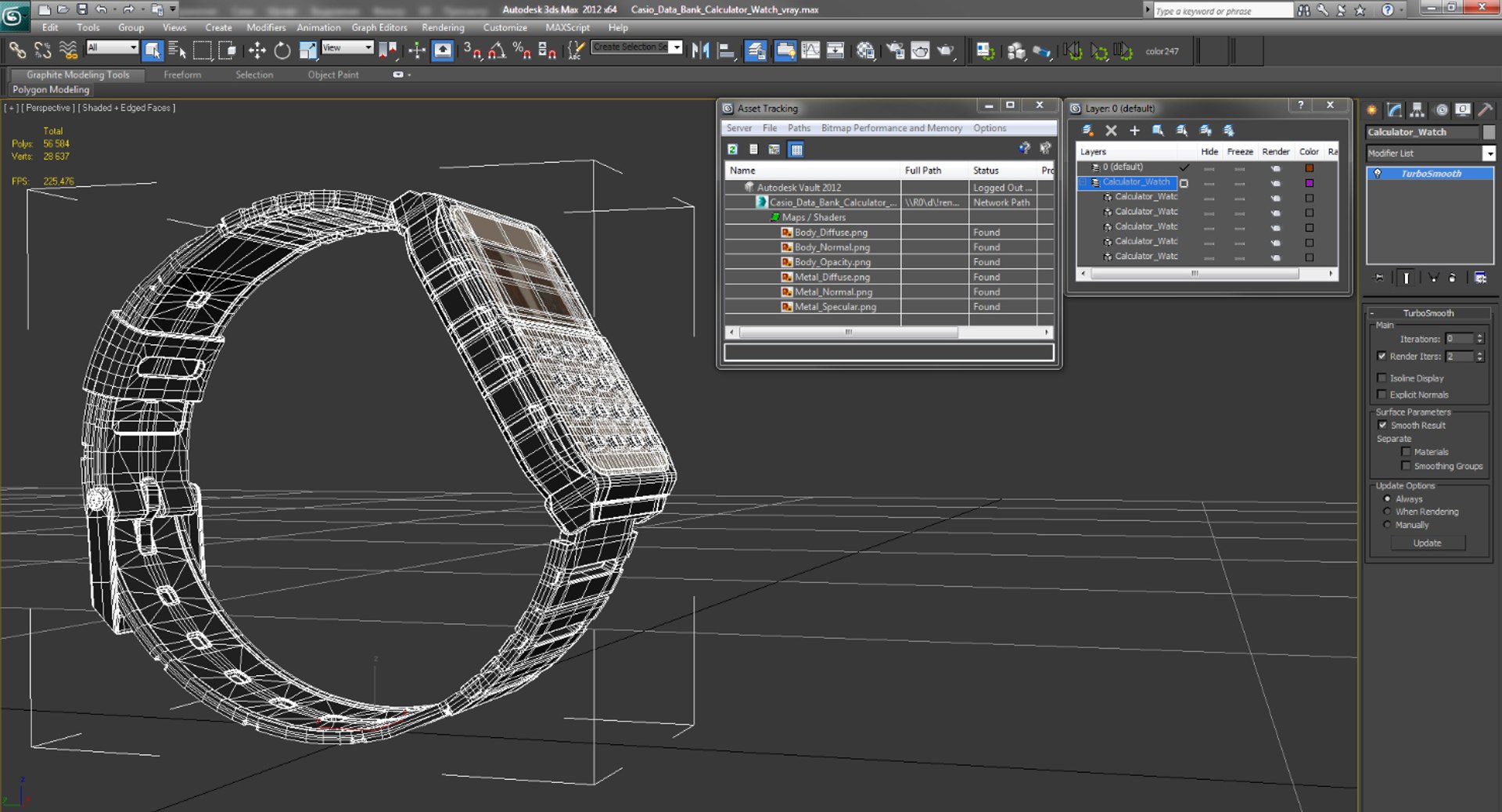3D Model Casio Data Bank Calculator - TurboSquid 1266000