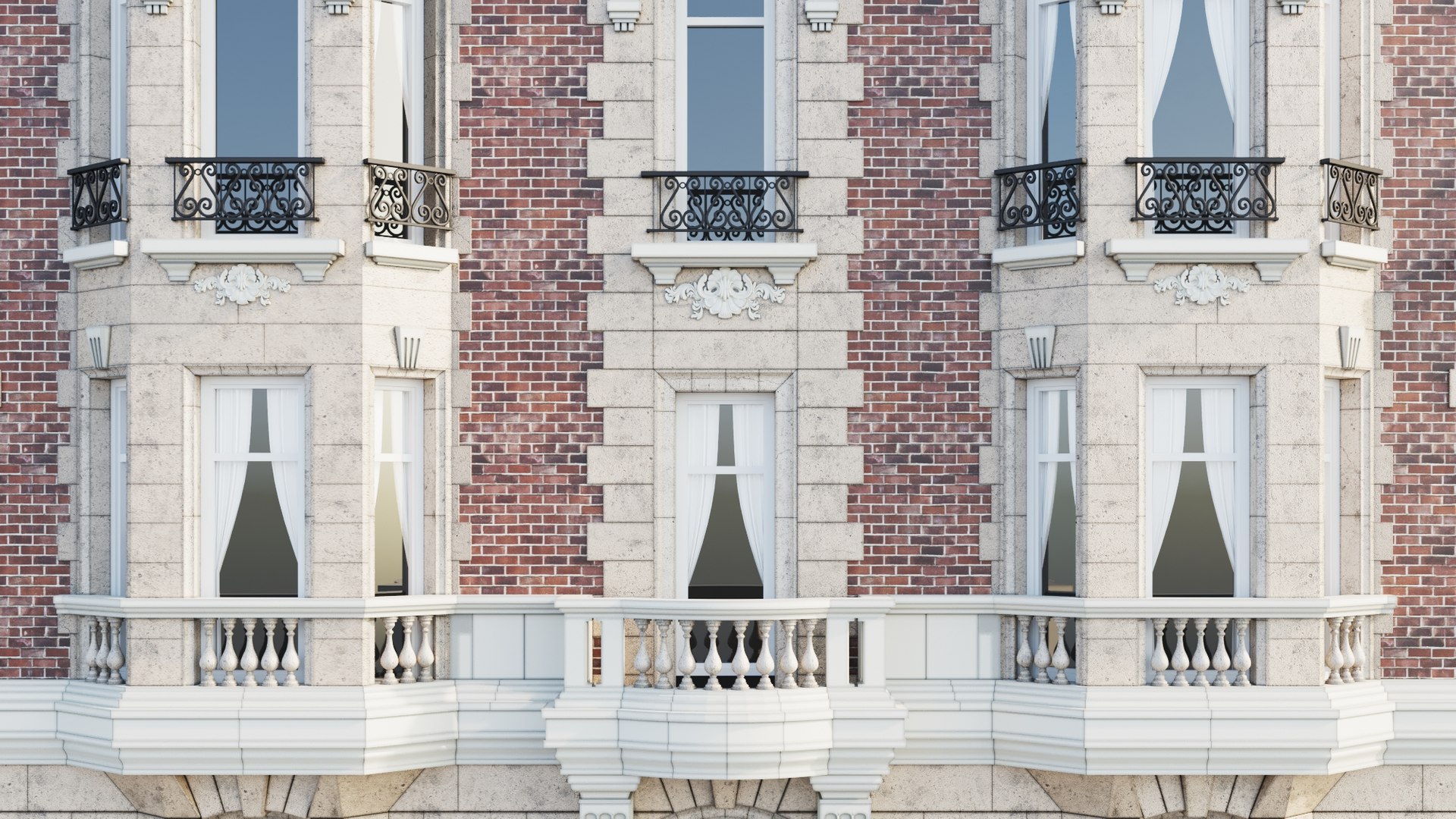 3D Model French House - TurboSquid 1940913