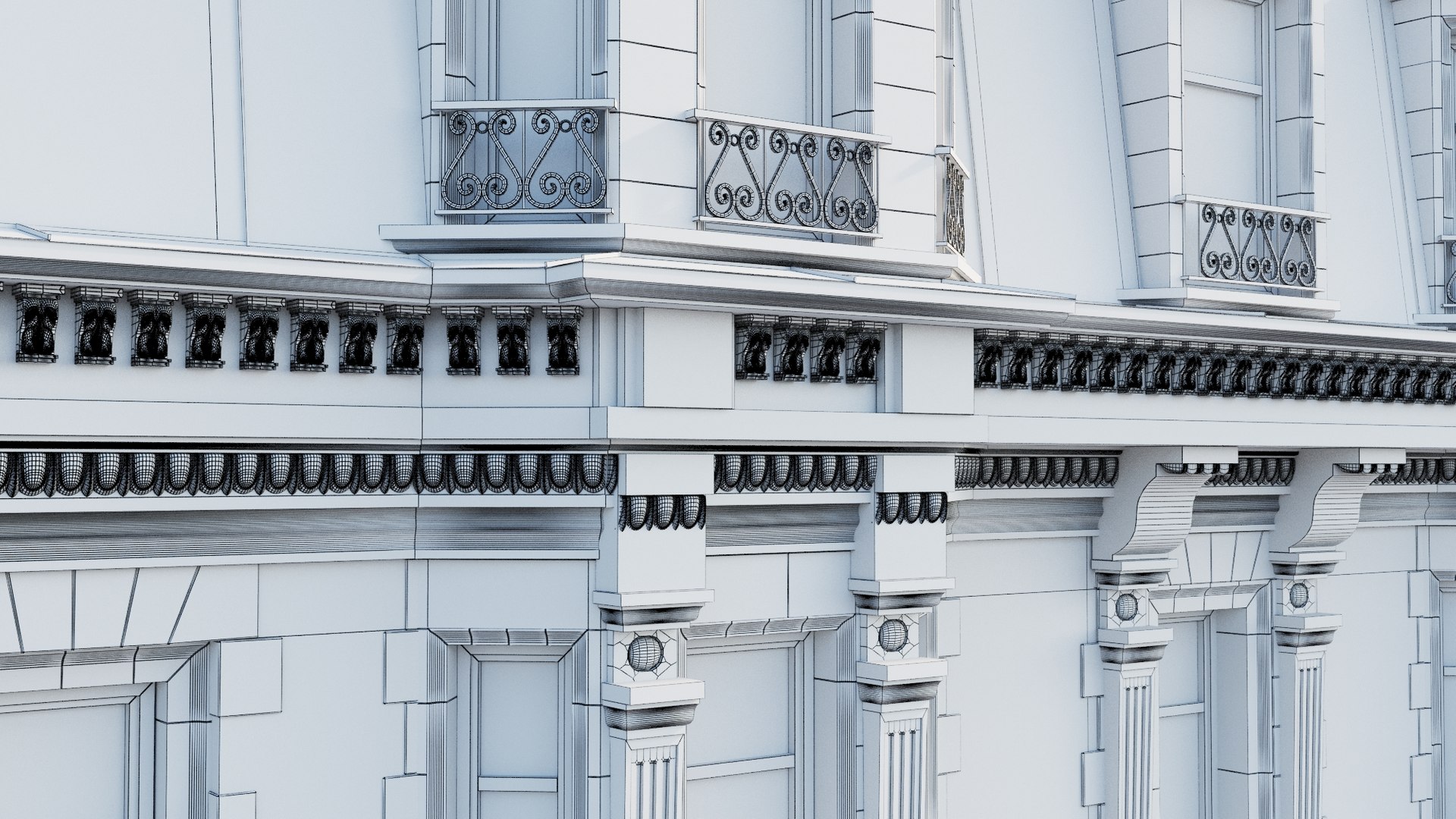 3D Model French House - TurboSquid 1940913