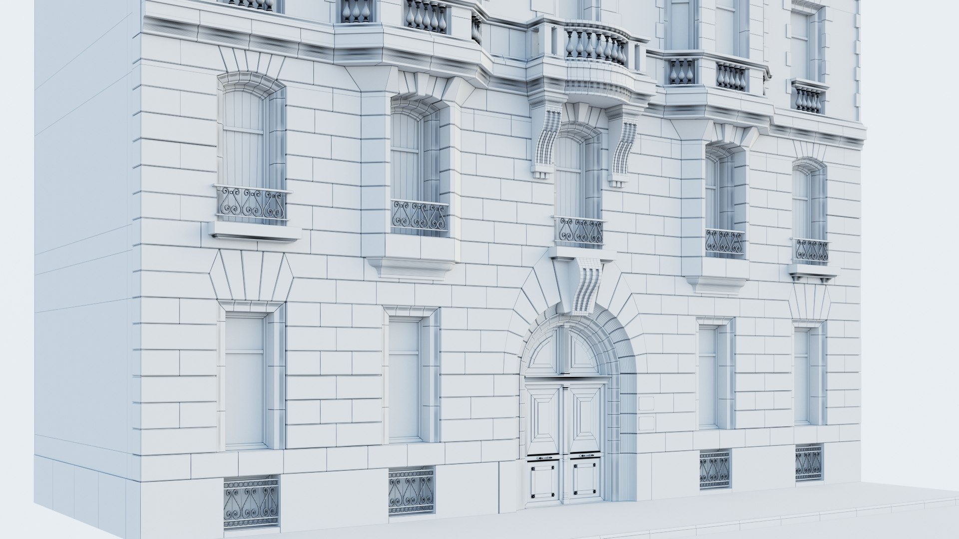 3D Model French House - TurboSquid 1940913