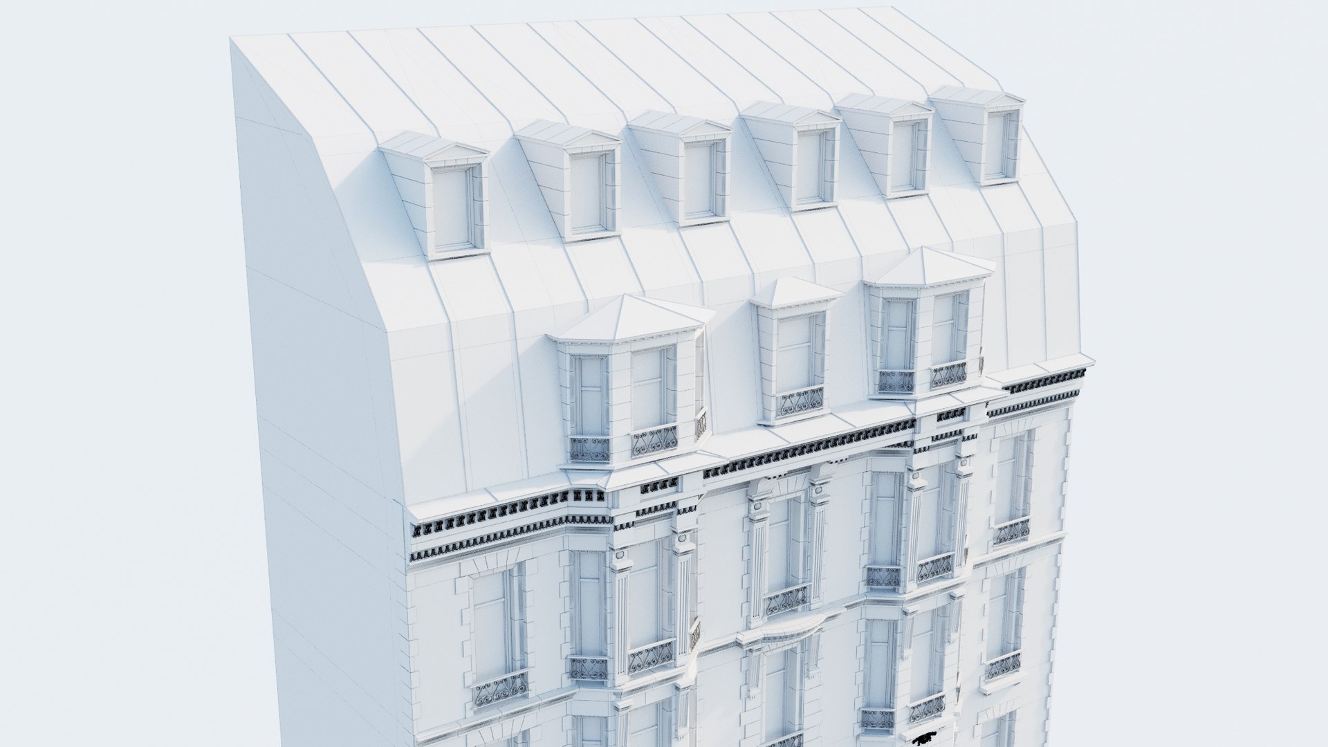 3D Model French House - TurboSquid 1940913