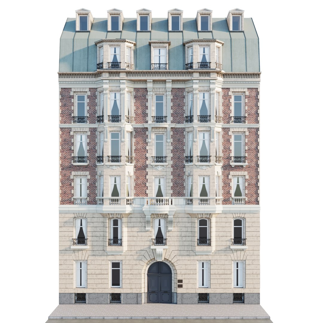 3D Model French House - TurboSquid 1940913