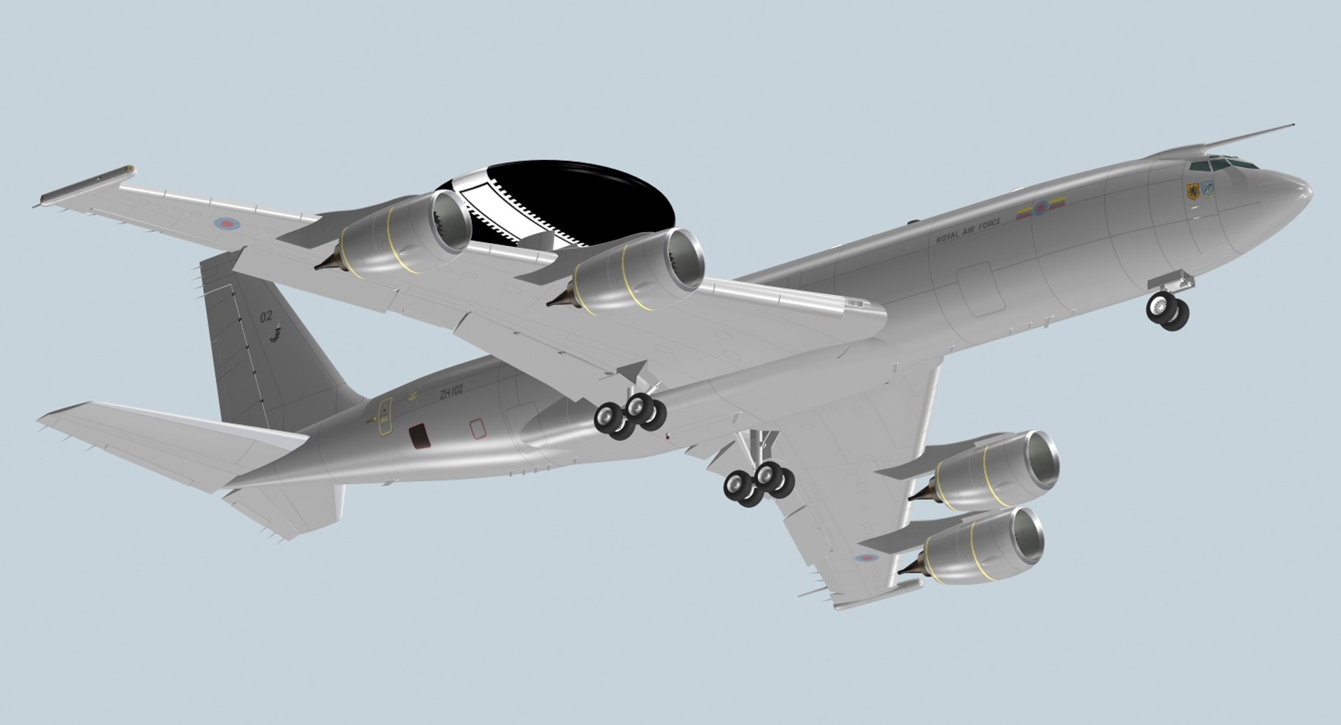 3d model e-3d air force e-6b