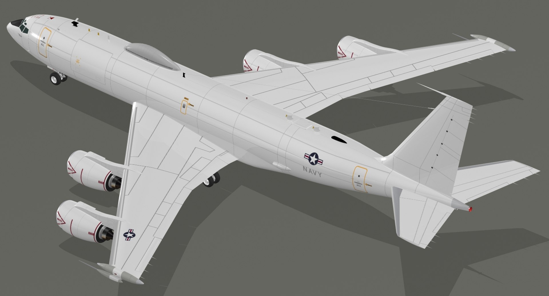 3d model e-3d air force e-6b