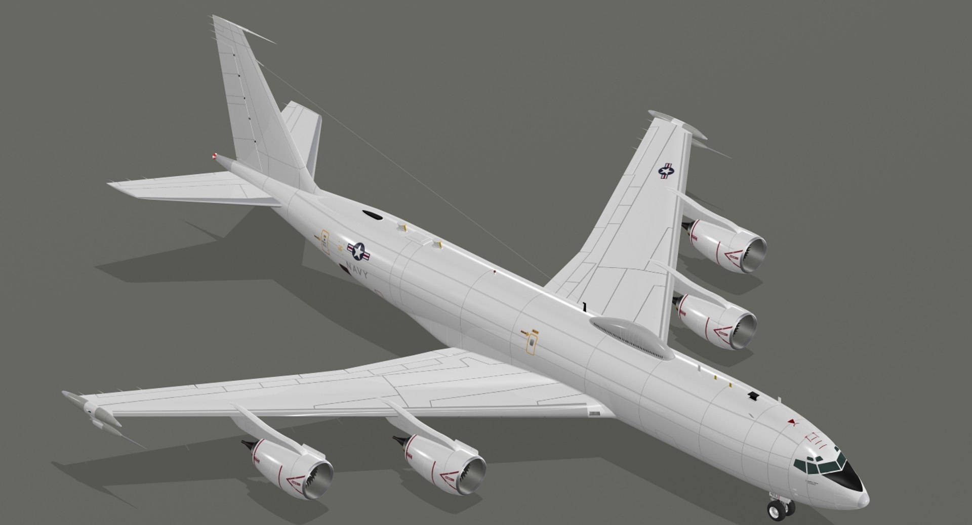 3d model e-3d air force e-6b