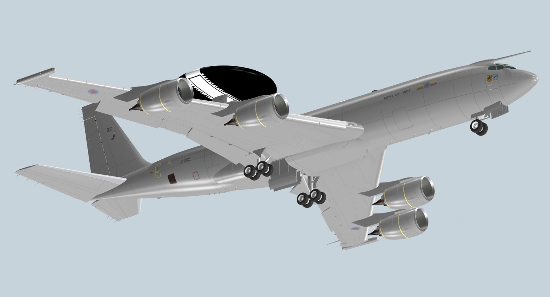 3d model e-3d air force e-6b