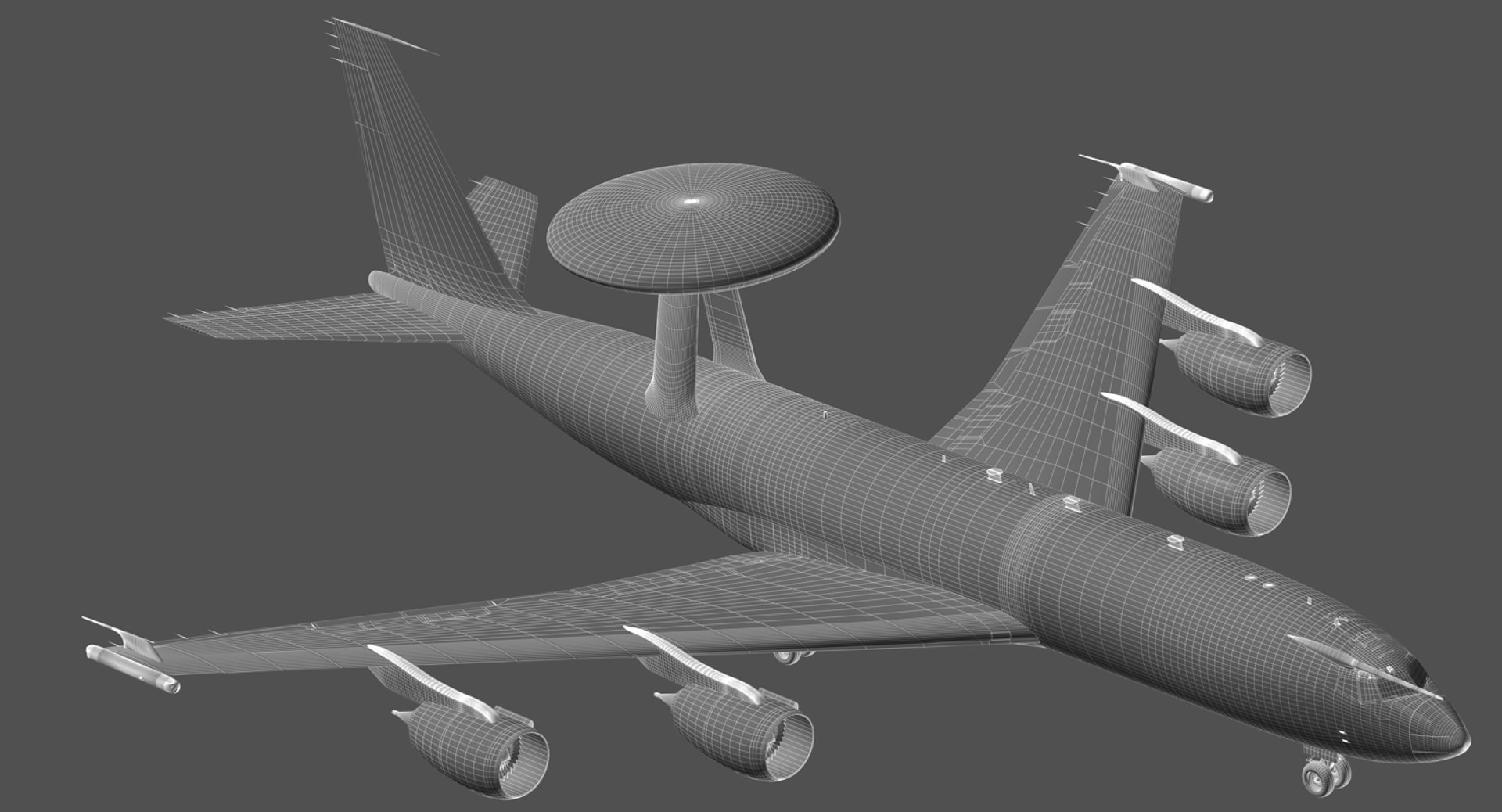3d model e-3d air force e-6b