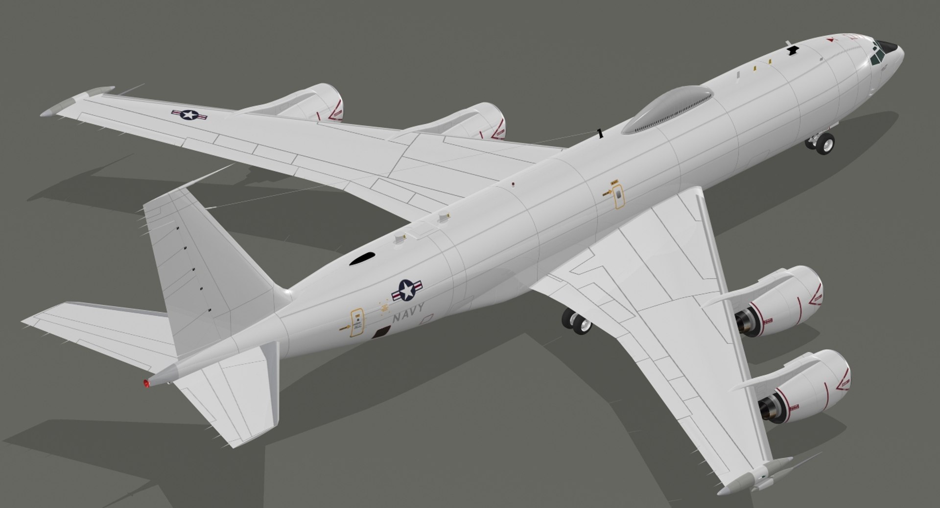 3d model e-3d air force e-6b