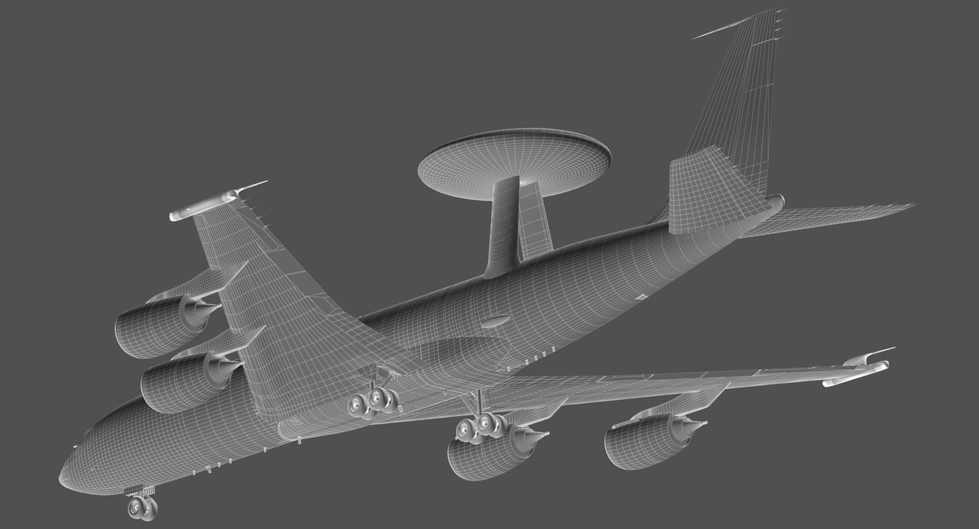 3d model e-3d air force e-6b