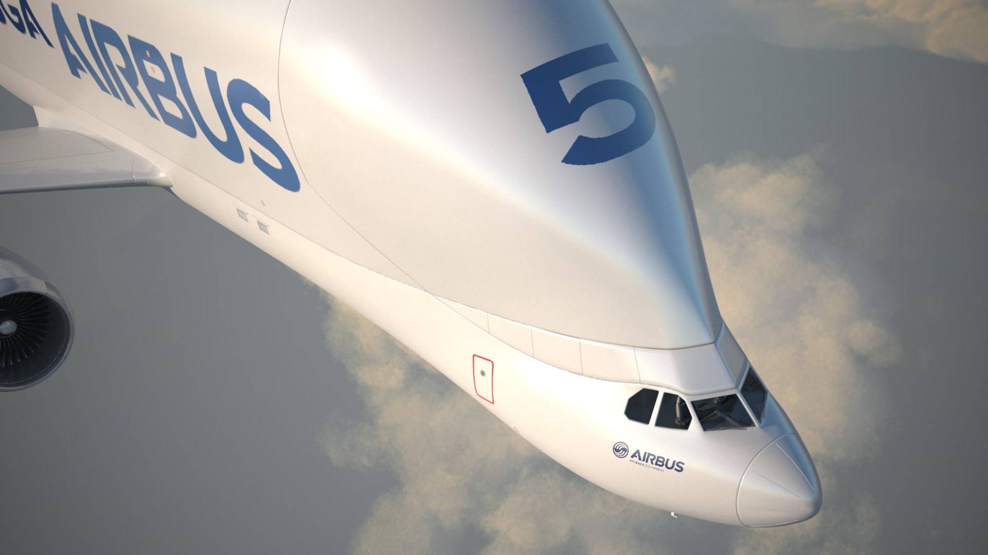 Airbus Beluga Xl 3D Model - TurboSquid 1294250
