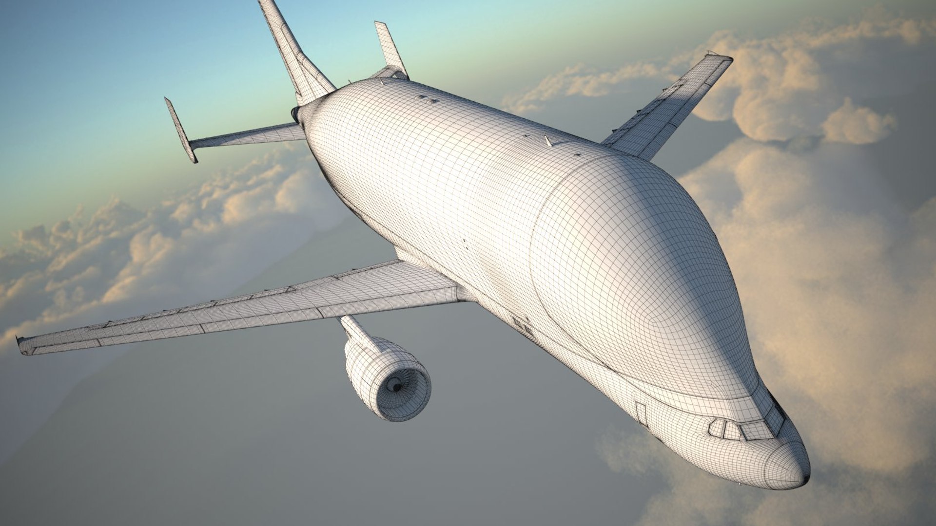Airbus Beluga Xl 3D Model - TurboSquid 1294250