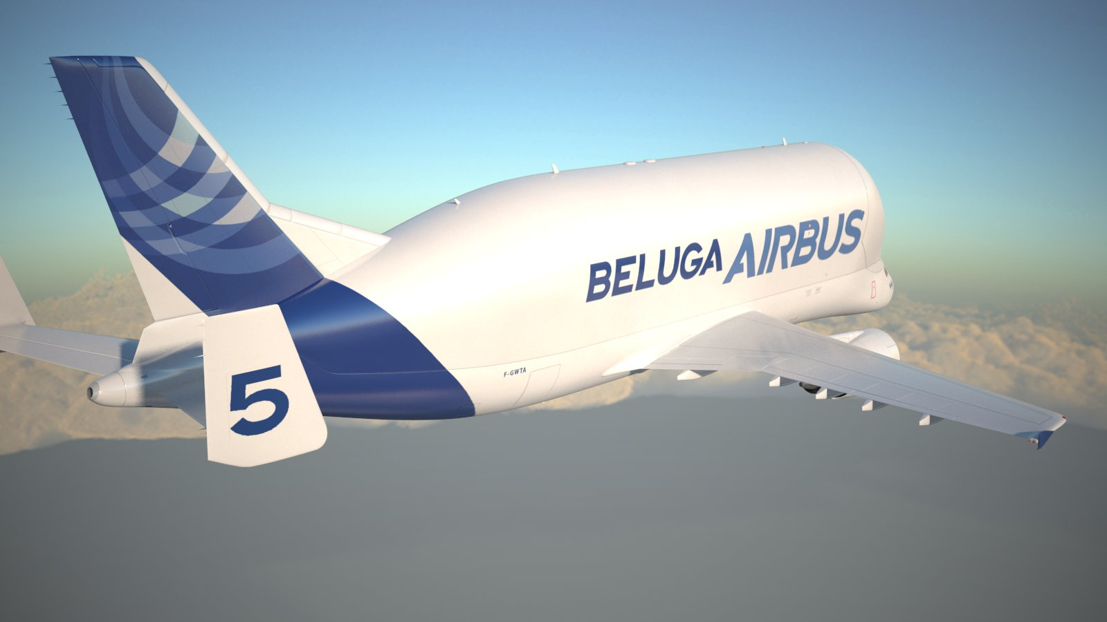 Airbus beluga xl 3D model - TurboSquid 1294250