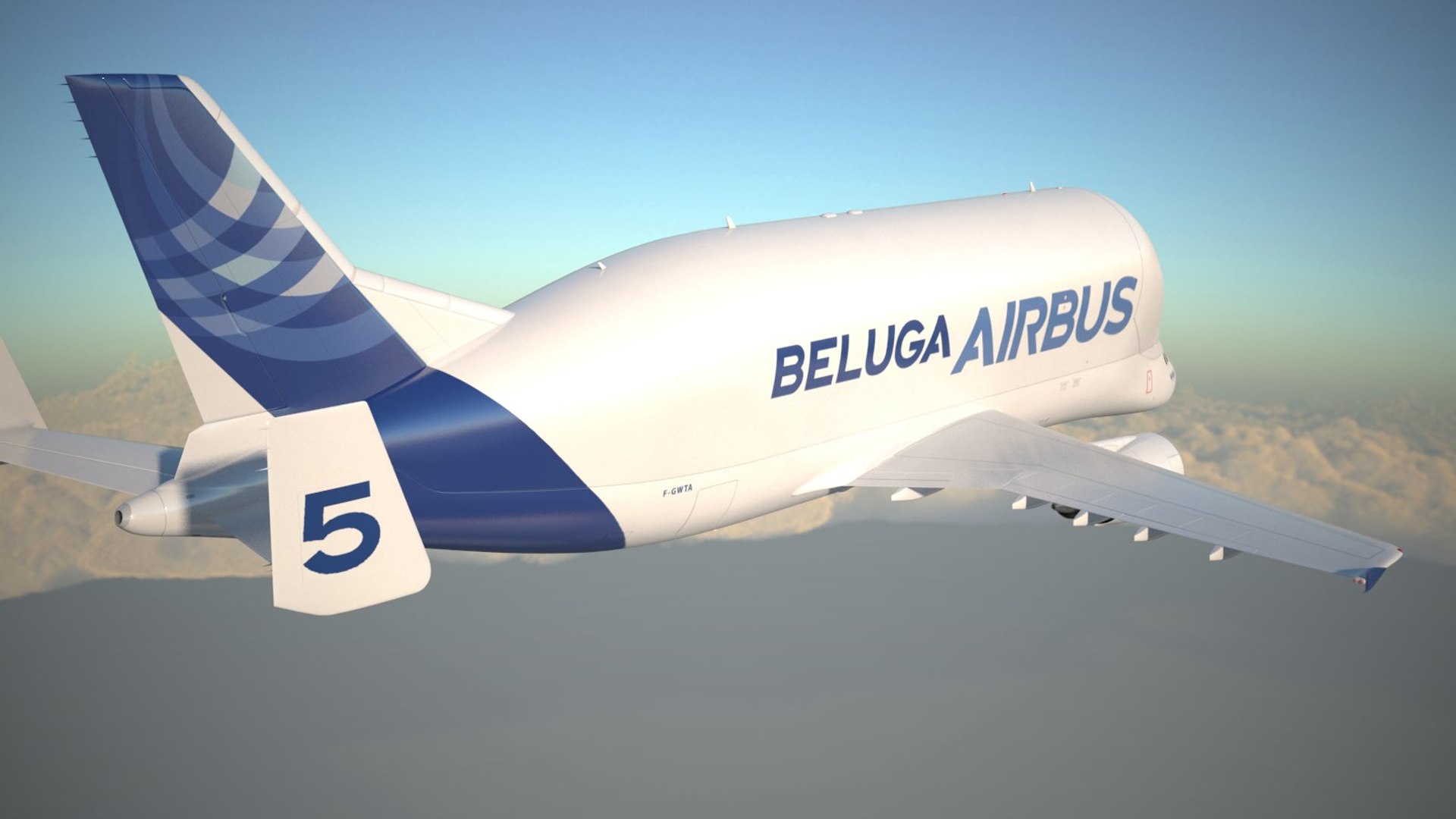 Airbus Beluga Xl 3D Model - TurboSquid 1294250