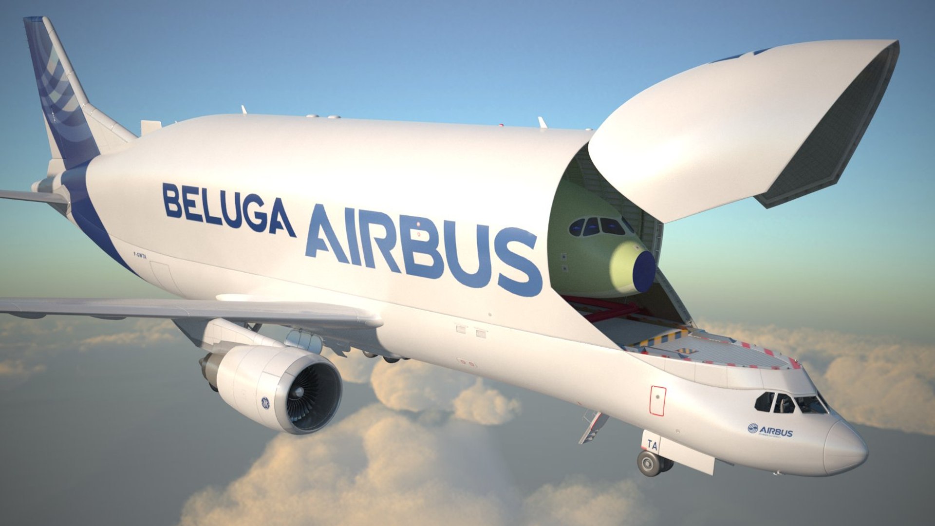Airbus Beluga Xl 3D Model - TurboSquid 1294250