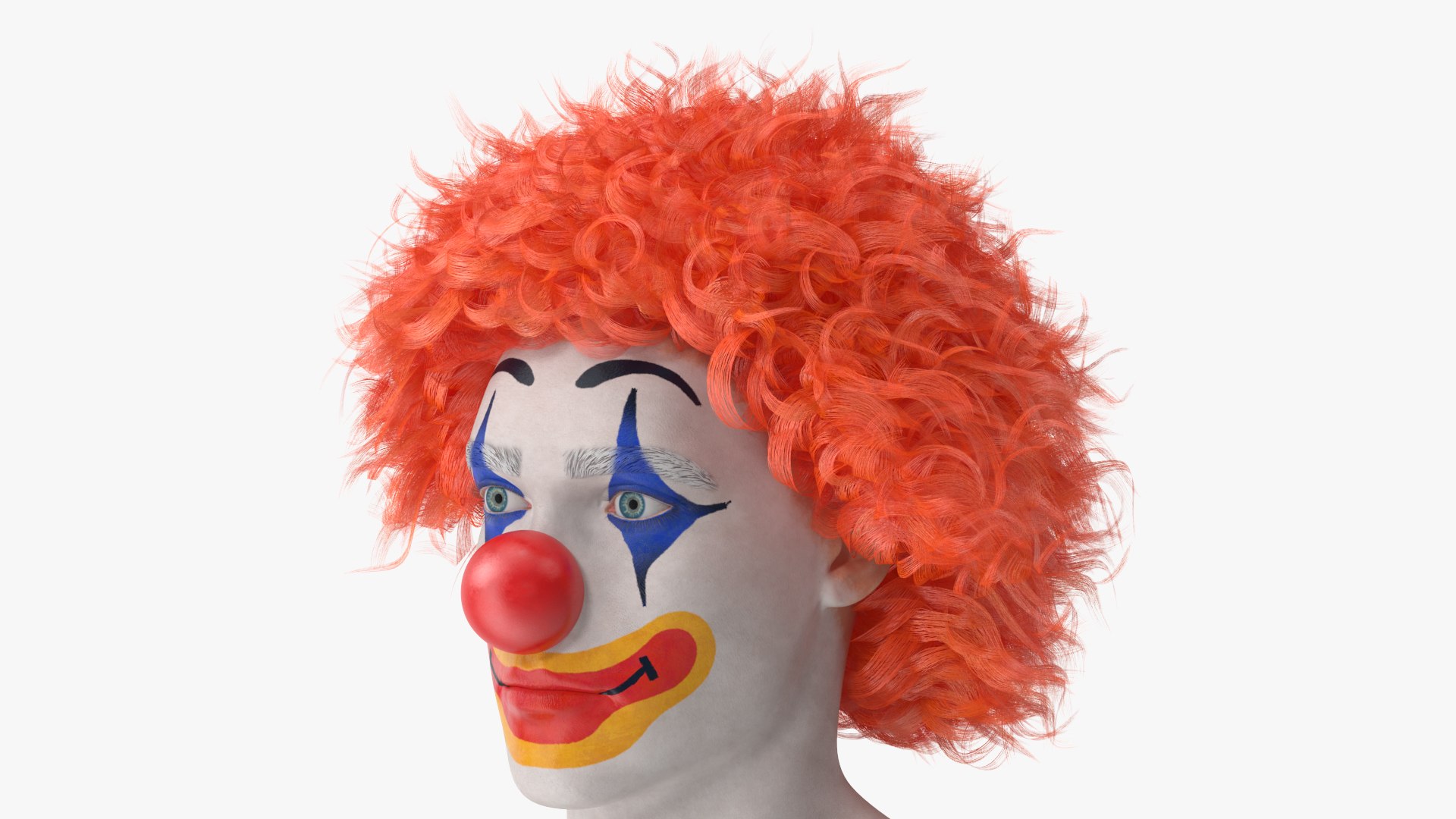 3D Clown Head V 6 Model - TurboSquid 1910714