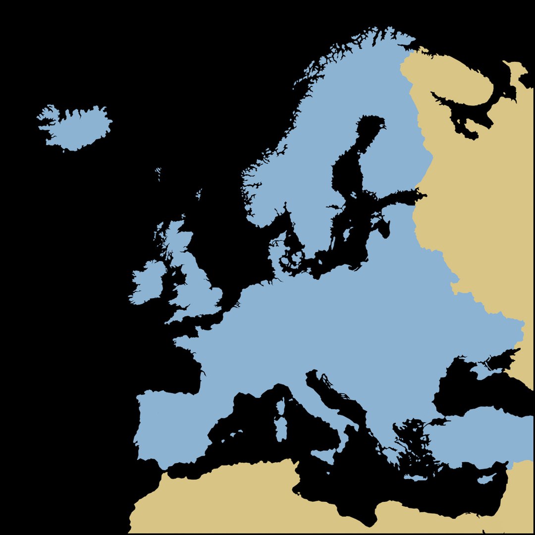 Europe Borders Names Model - TurboSquid 1461040