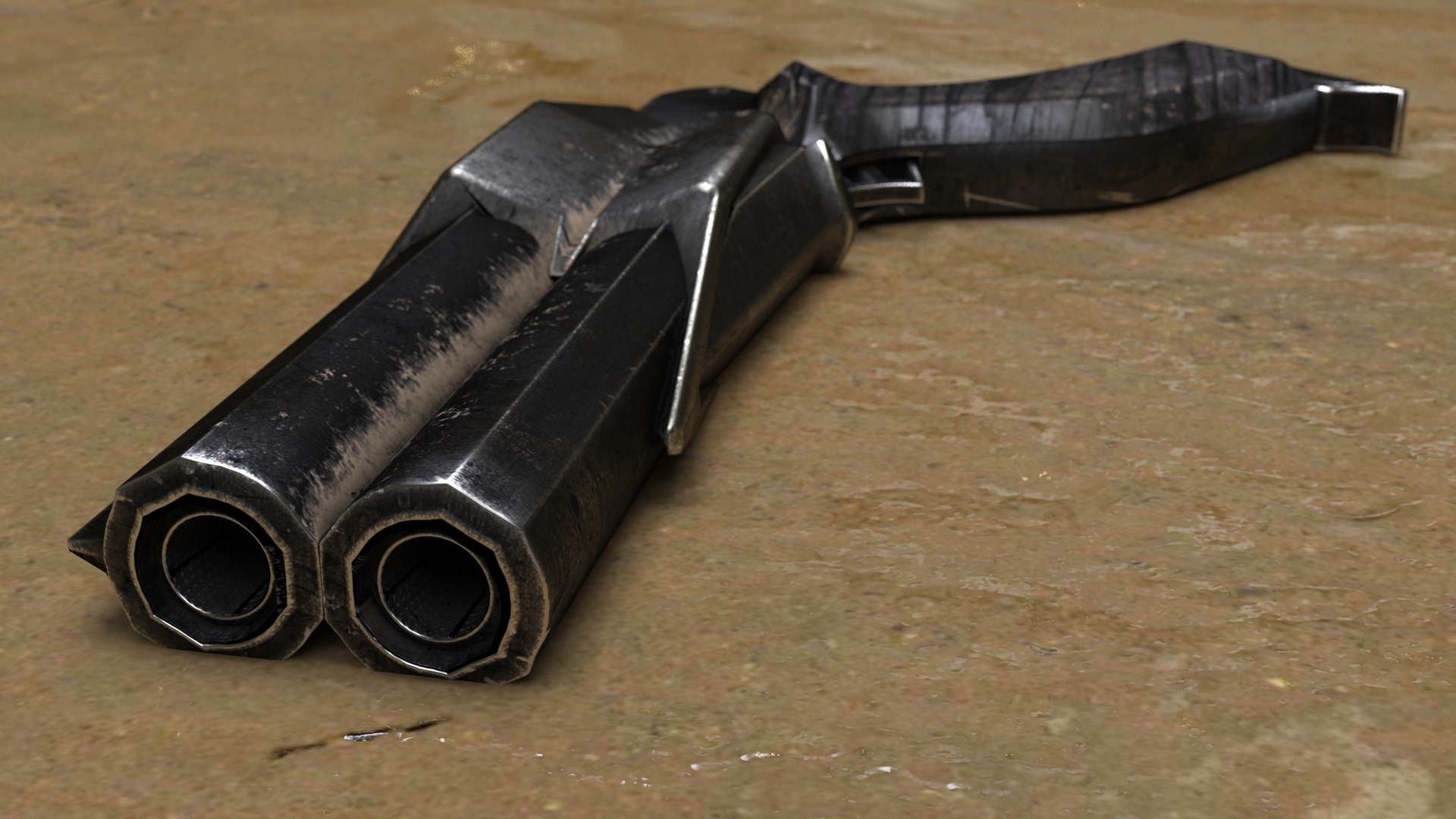 3D Quake Style Gun Model - TurboSquid 1434056