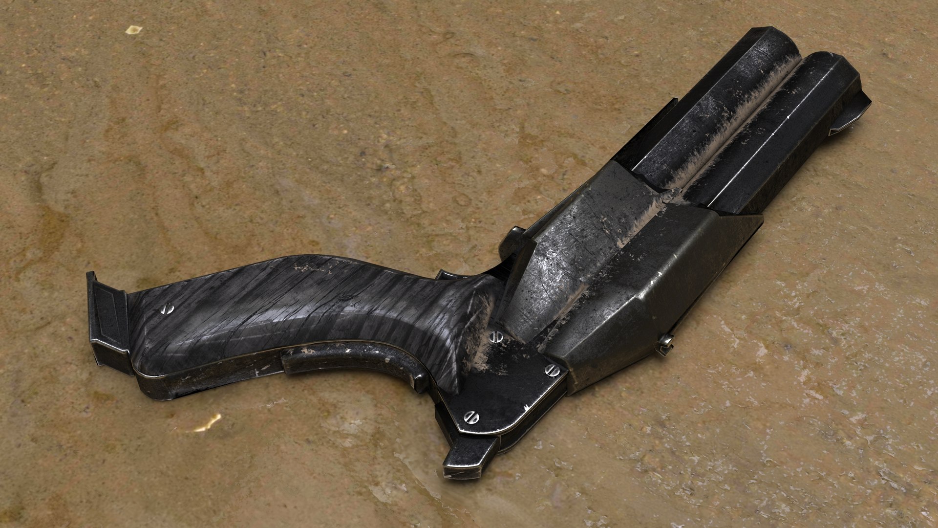 3D Quake Style Gun Model - TurboSquid 1434056